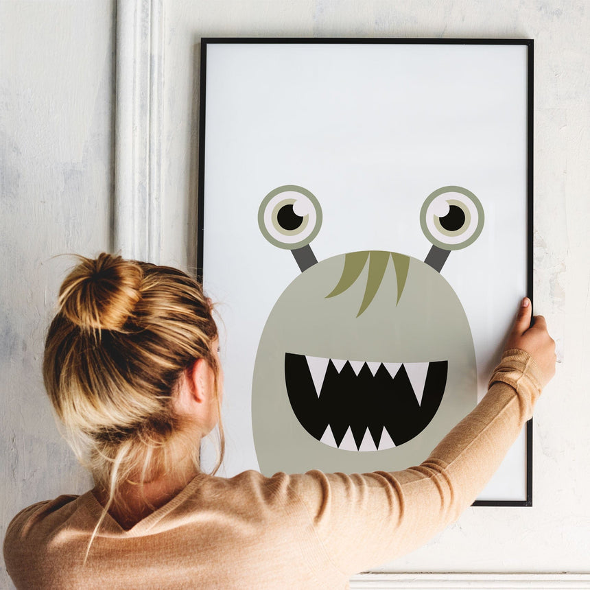 Plakat - Maggie Monster - Memory Art - Plakat - Incado