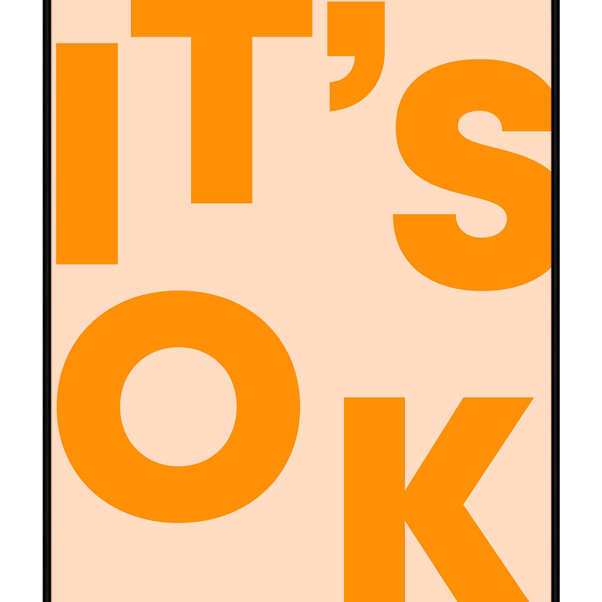 Plakat - It's OK - Plakat - Incado